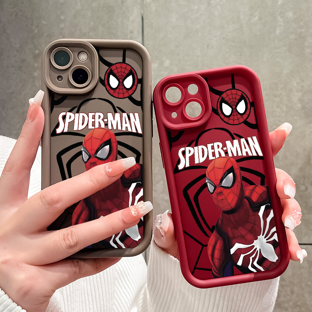 Jizetin for Samsung A06 Back Cover Spider Superman Ladder Camera Soft ...