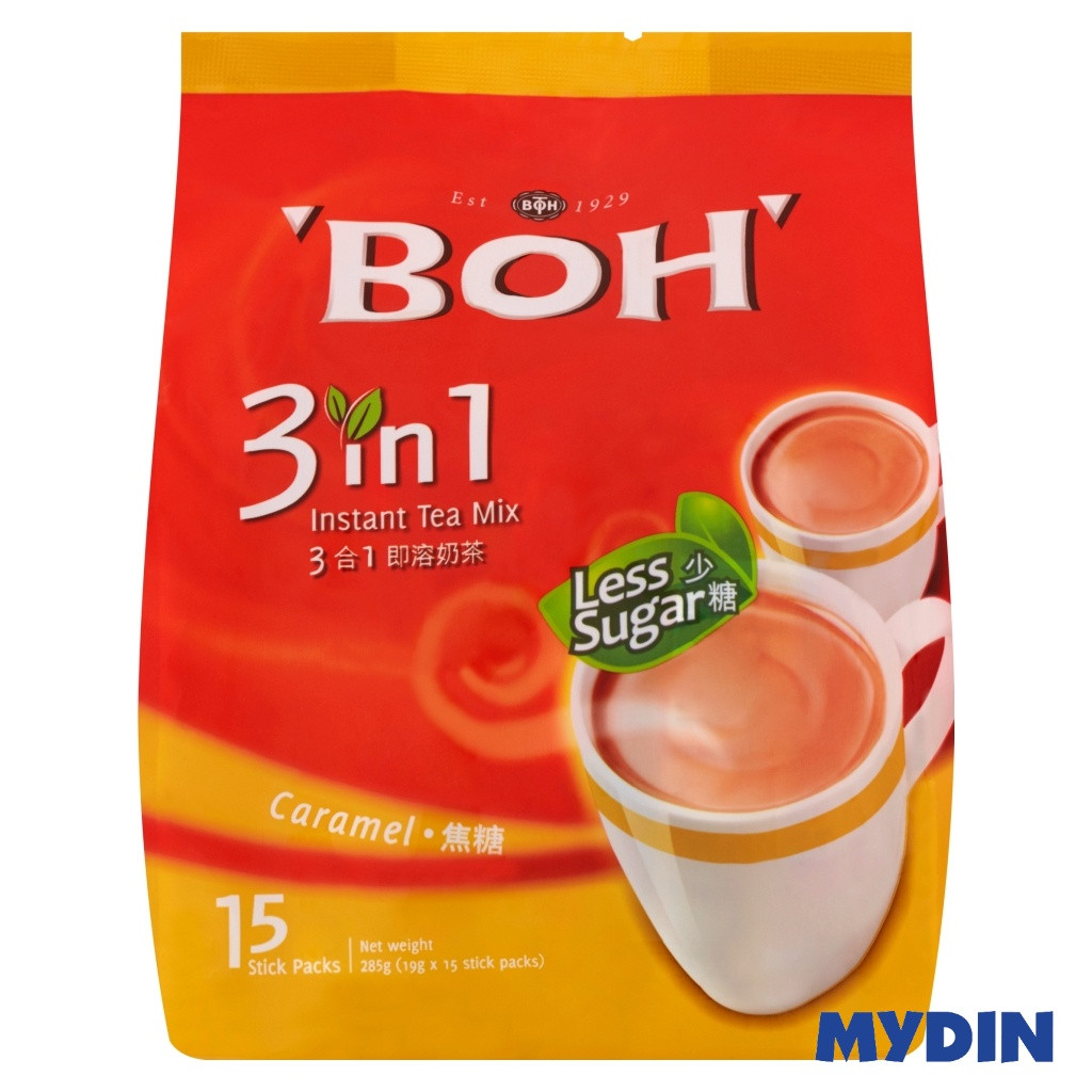 BOH 3 in 1 Instant Tea Mix (15's x 19g) - Caramel | Lazada