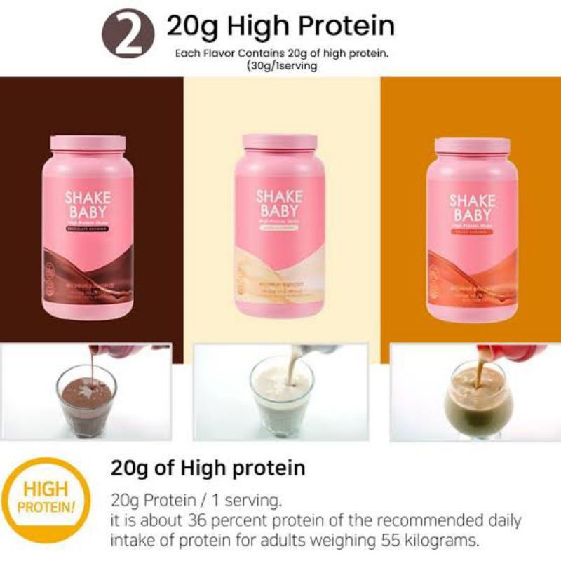 Shake baby protein diet รสชาติ caramel/SHAKE BABY Dietary Supplement ...