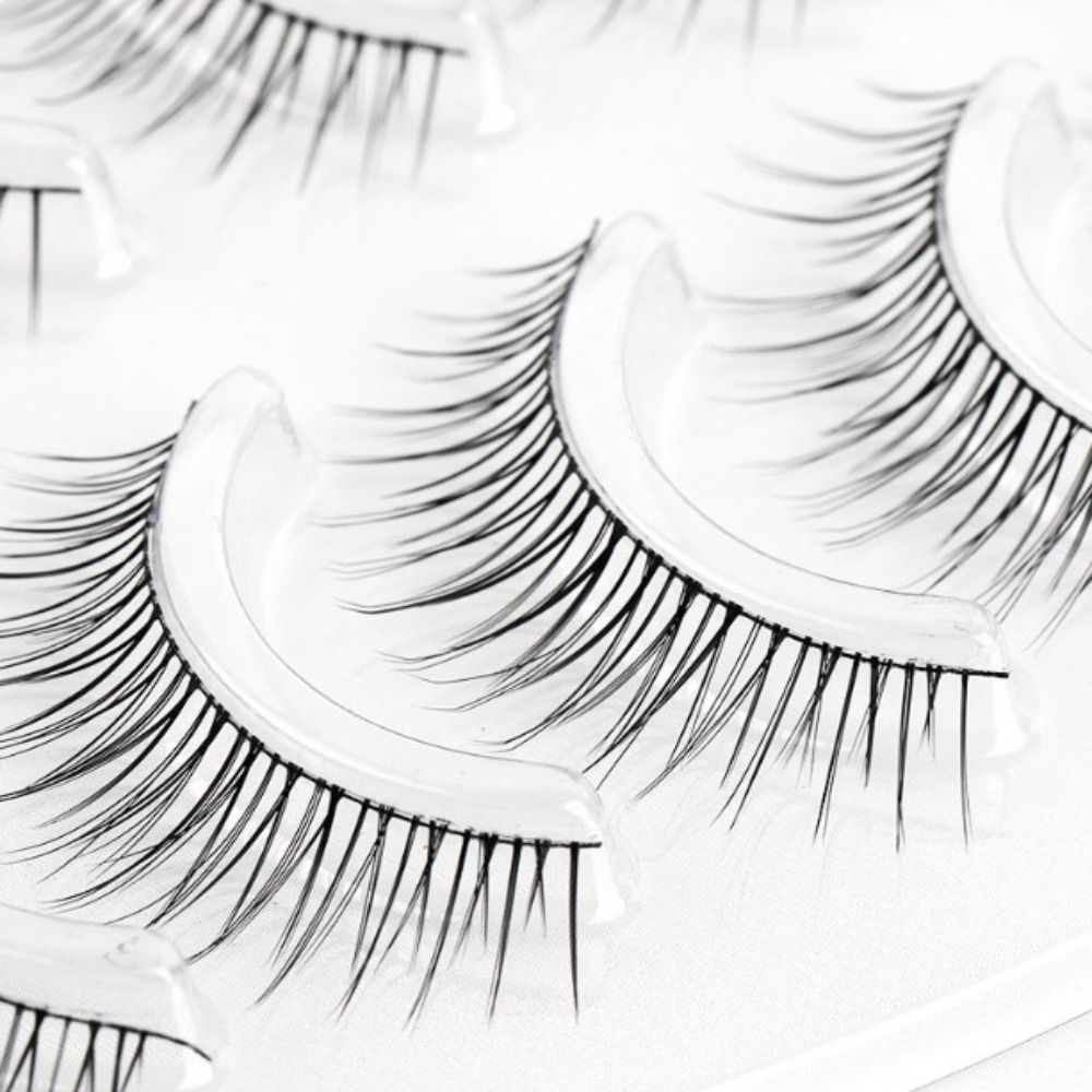 Makeup Tool Natural Look Full Strip Lashes Curled DIY Eye Lashes Long ...