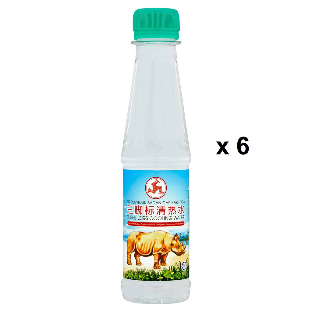 Three Legs Brand Cooling Water (200ml x 6) | Lazada