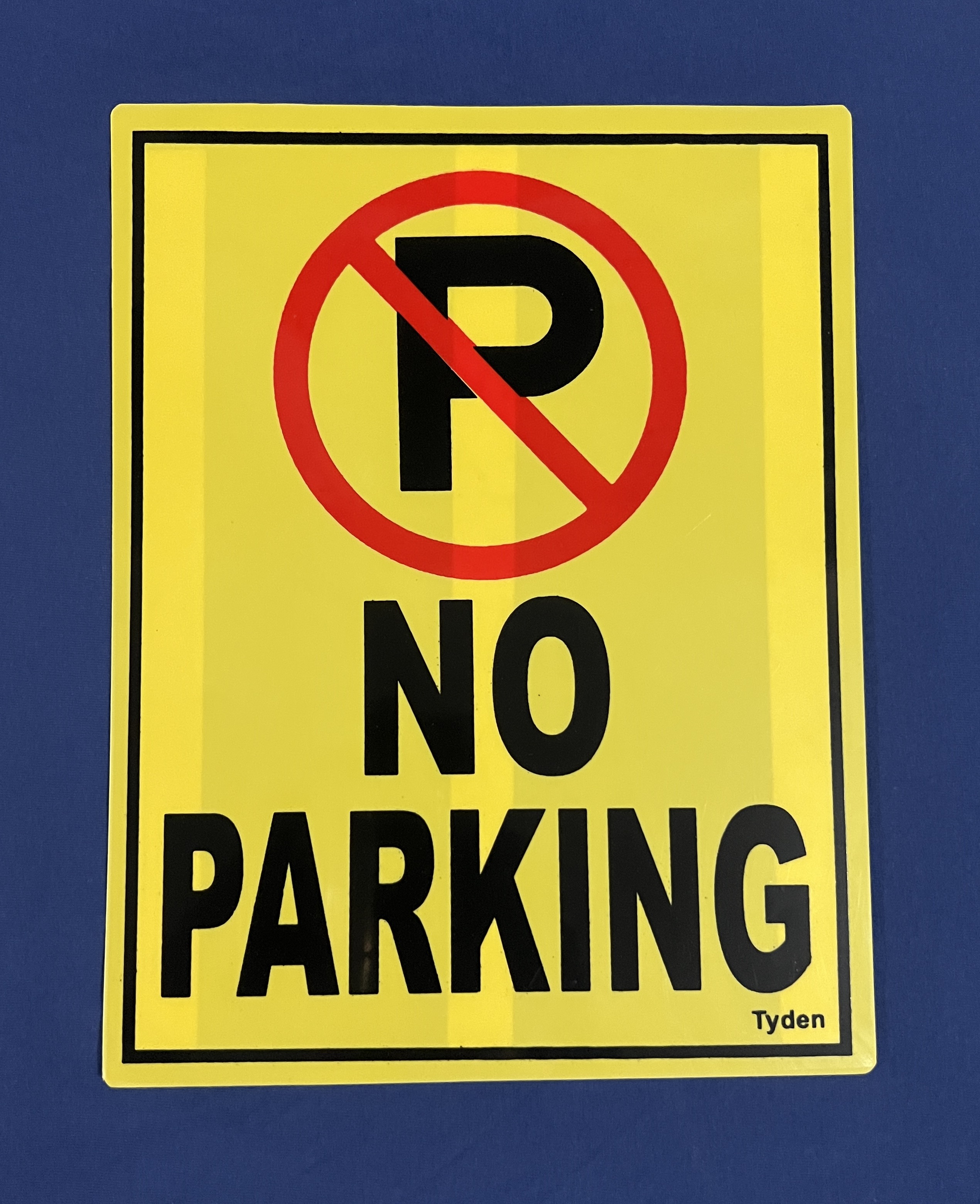 A-Mart High Impact Plastic Signage 8.5 x 11 inches No Parking Sign Not ...
