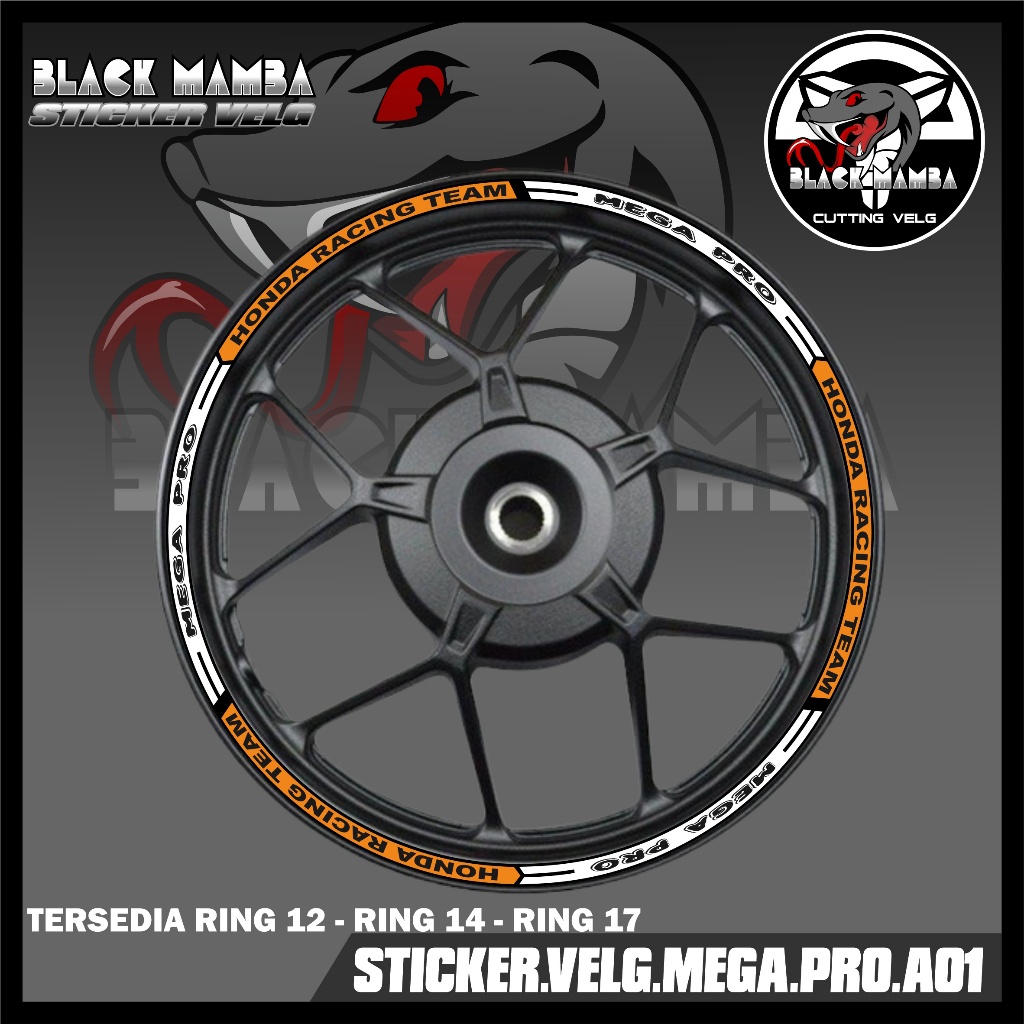 STICKER VELG MEGAPRO - STIKER LIS LIST VARIASI BAN/VELG MEGA PRO A01 ...