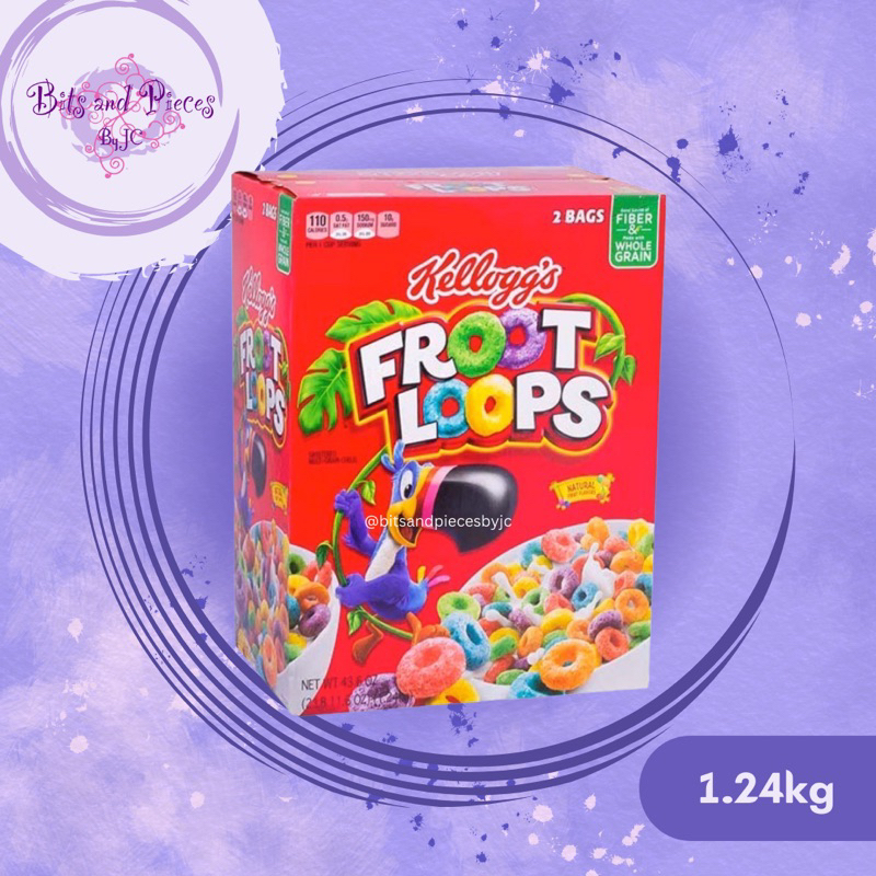 Kellogg’s Froot Loops Cereal 1.24kg | Lazada PH