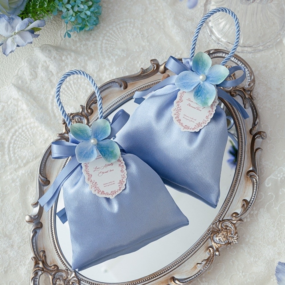 Portable Mini Flower Drawstring Bag Gift Packaging Elegant Wedding ...