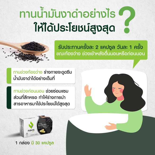Navis Plus Natural Sesame Oil 500 mg. 3 กล่อง แถม 4 กล่อง ...