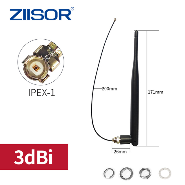 LoRa 915MHz Antenna IPEX 923MHz with Cable IPX LoRaWAN Module ...