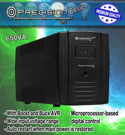 PRECISION BASIC 650va UPS | Lazada PH