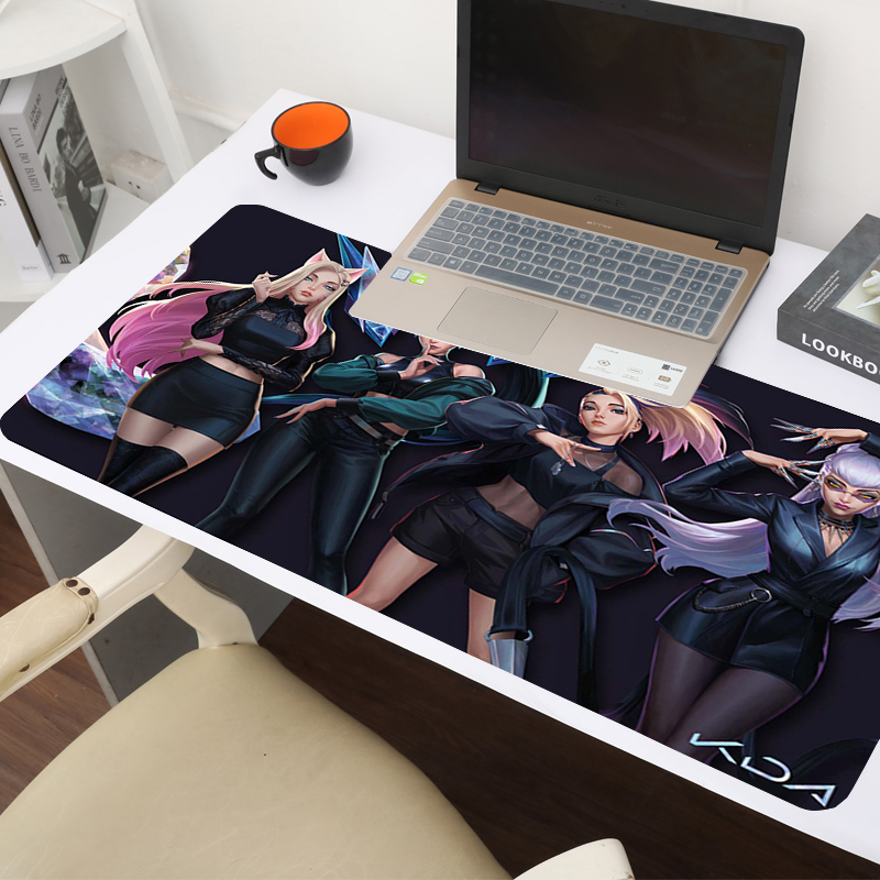 KDA Setup Gamer Accessories Gaming Mouse Mat Game Pad for Computer ...