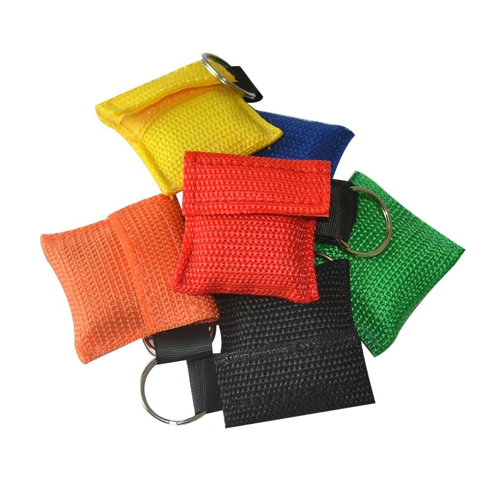 Outdoor Tools Disposable CPR One-way Valve Emergency Face Shield Nylon ...