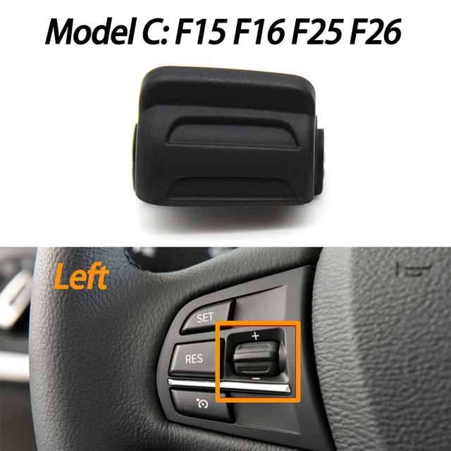 Car Steering Wheel Button Control Knob Keys For BMW 1 2 3 4 5 6 7 X3 X4 ...