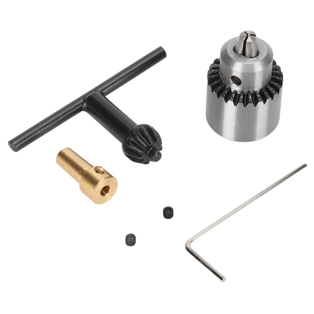 Adapter 0.3-4mm Chuck Mini Drill Chuck 3.175mm Motor Shaft Key Type ...