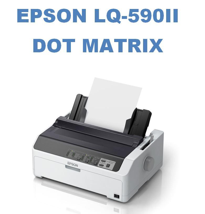 Epson LQ-590II LQ-590II Dot Matrix Printer SG Warranty LQ590 LQ 590 II ...