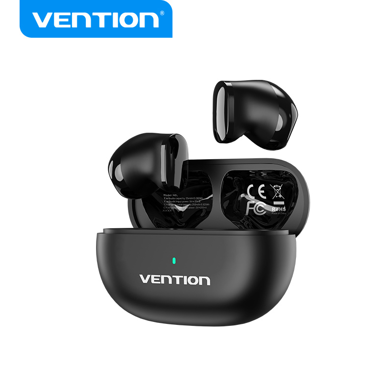 Vention TWS Headset Bluetooth Wireless Earphone HiFi Tiny T12 Series ...