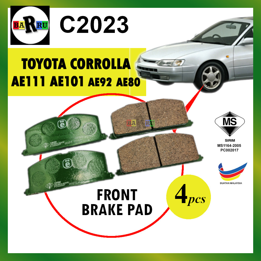SIRIM Certified 4pcs Toyota Corolla AE111 AE101 AE92 AE80 SEG Front ...