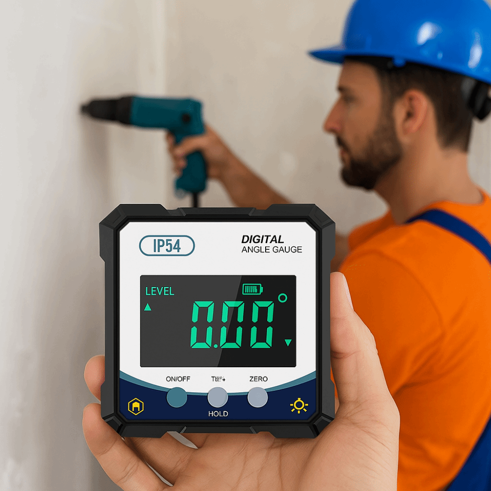 Universal Digital Display Level Angle Gauge 4x90° With Magnetic Base ...