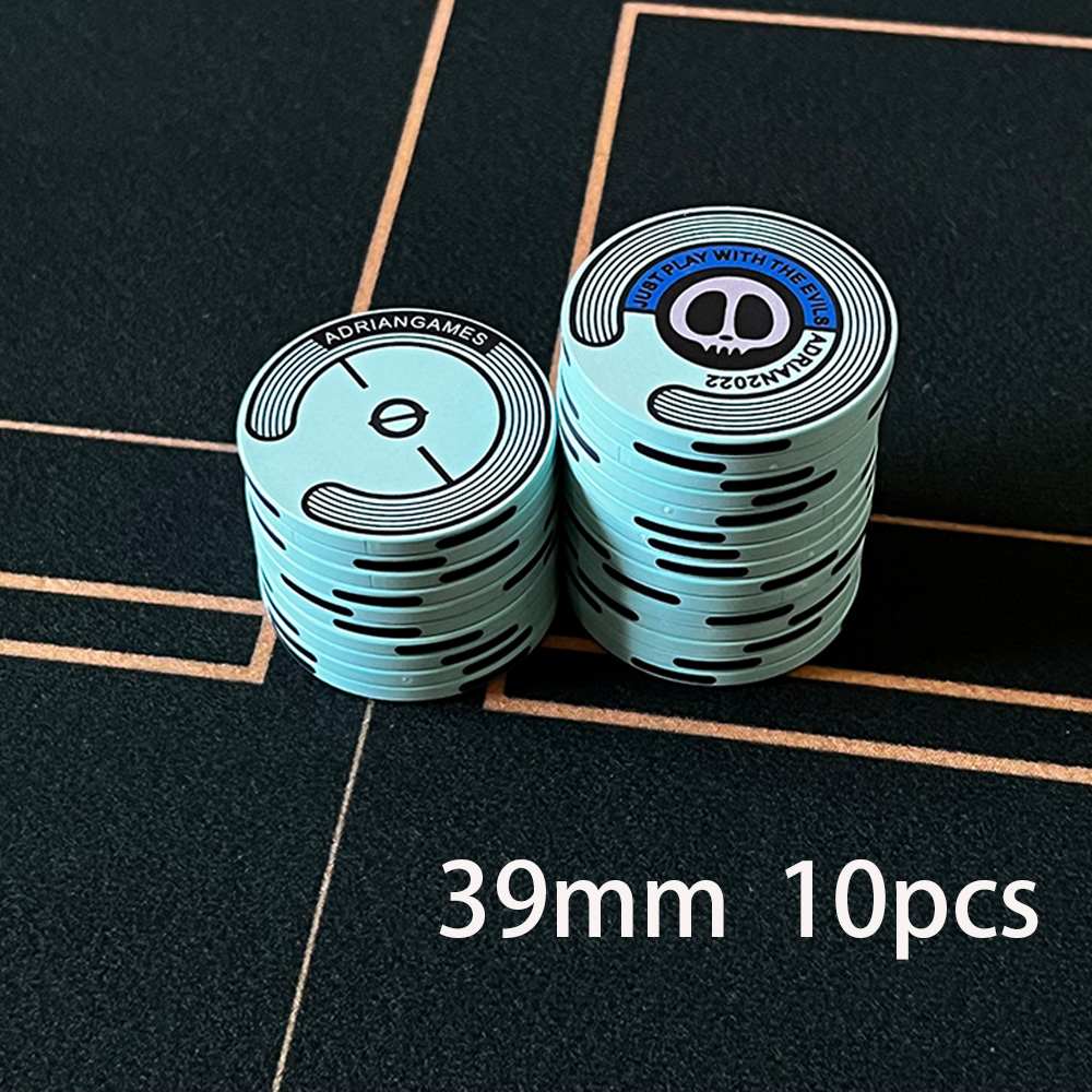 【Hot demand】【Hot demand】10PCS Ceramic Chips 43mm Skull Series Texas ...