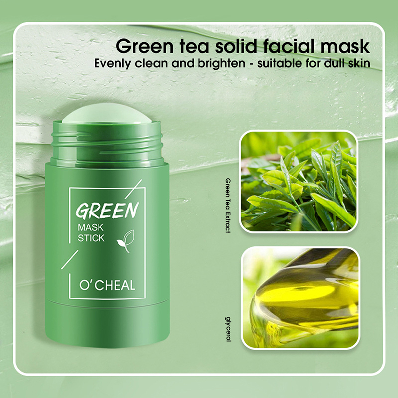 Solid facial mask Stick Green Tea Honey Peach Cleaning Pore ...
