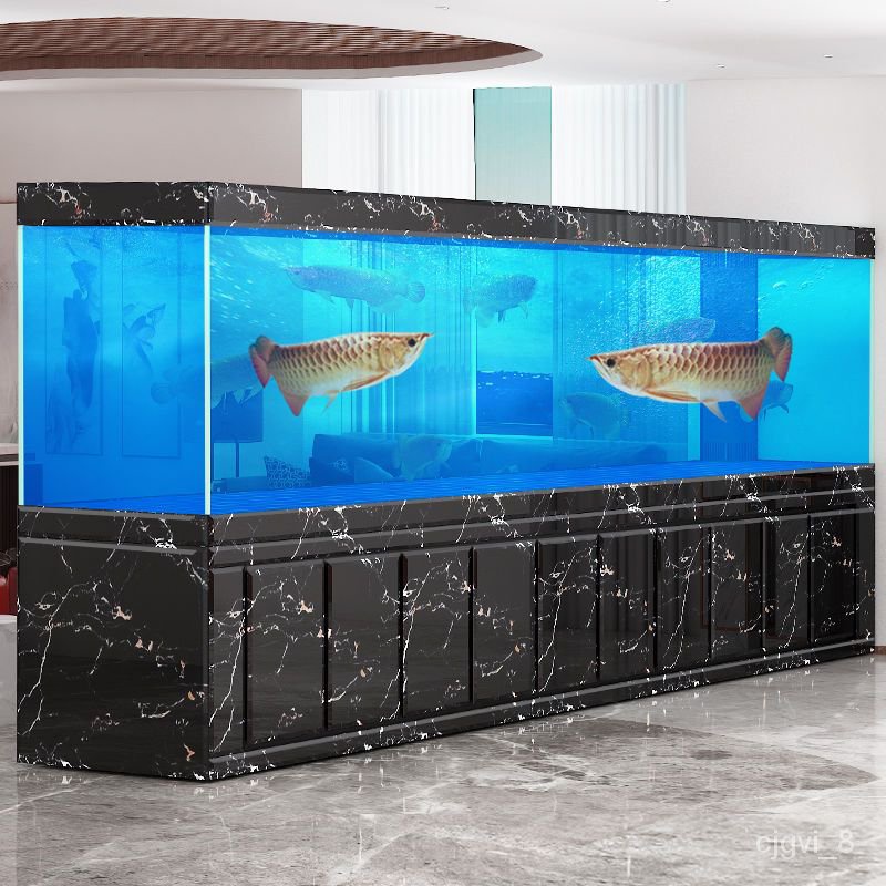 Large Golden Dragon Fish Tank Aquarium Villa Living Room Company ...