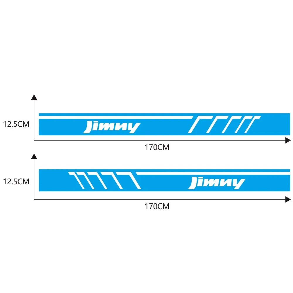 สำหรับ Suzuki Jimny Vinyl Sticker สติกเกอร์ด้านข้างรถ 2 ด้านสติกเกอร์ ...