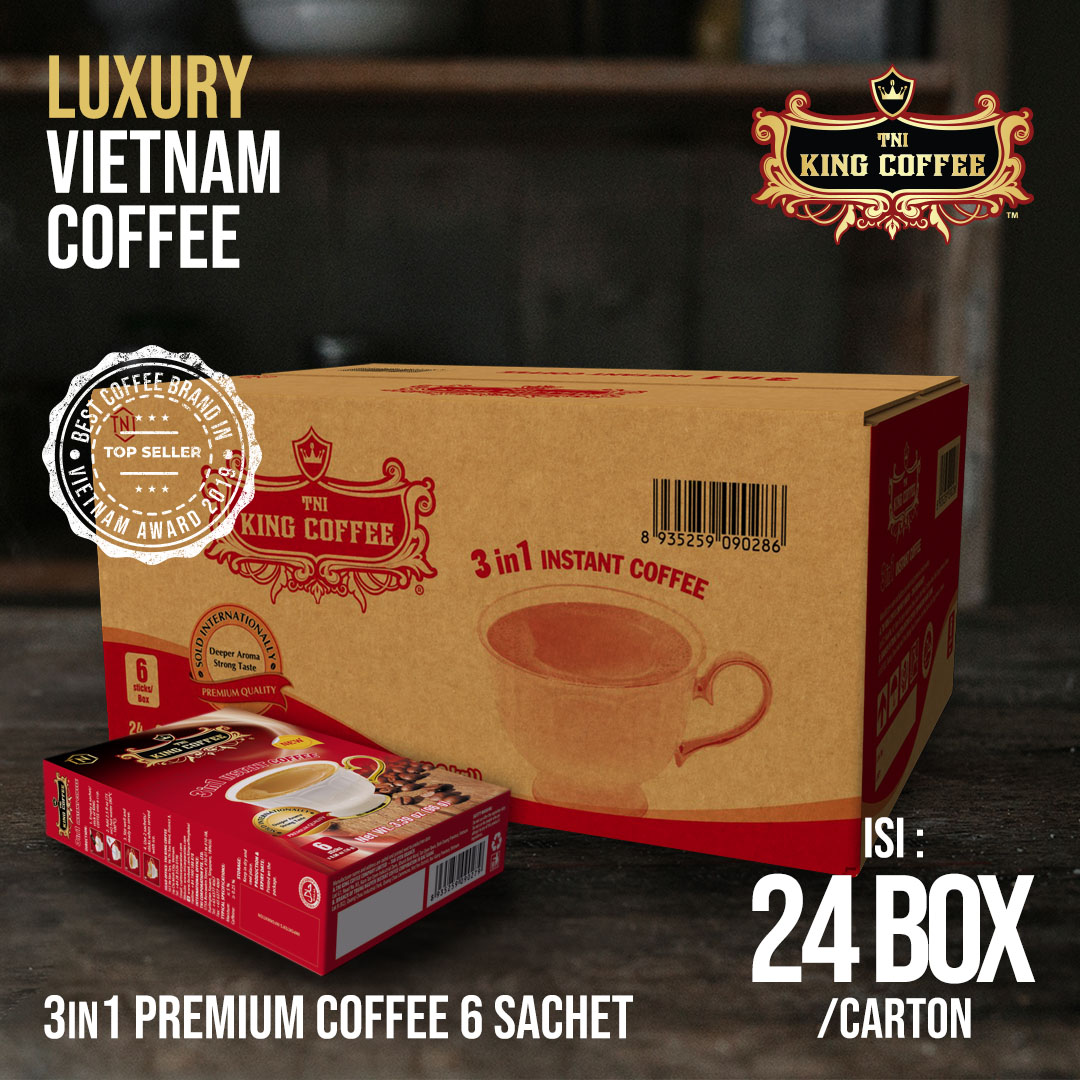 DUS KARTON KARTON King Coffee Premium 3 in 1 – 12 Box Per Box isi 20 ...