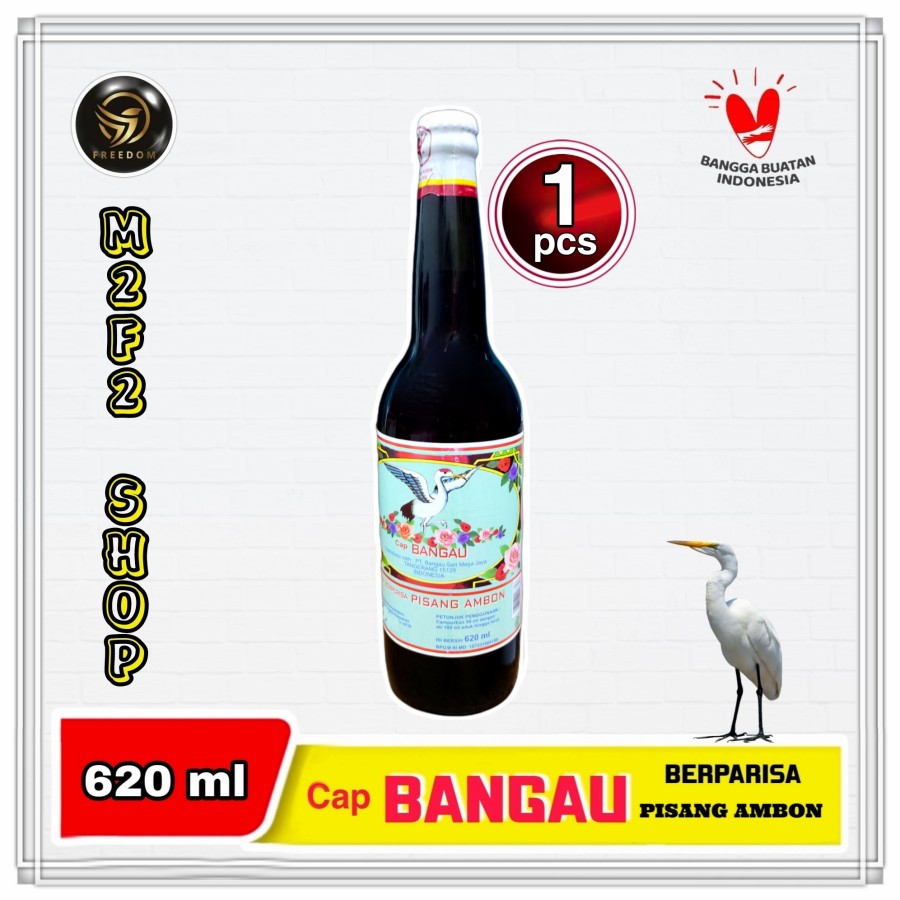 Sirop / Sirup Manis Cap Bangau | Bango Pisang Ambon - 620 ml (Kemasan ...