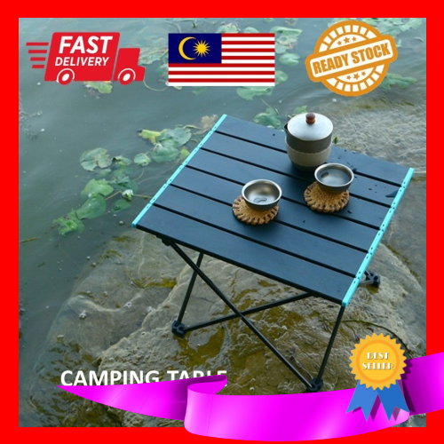 Meja Lipat Meja Picnic - Portable Outdoor Aluminum Camping Table ...