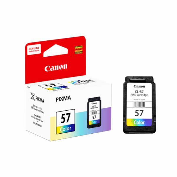Canon PG-47 Black / CL-57 / CL-57S Color Original Ink Cartridge E400 ...