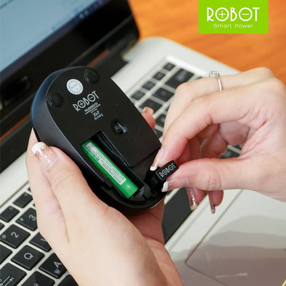 Robot M210 2.4G USB Wireless Optical Mouse garansi 1 year original ...