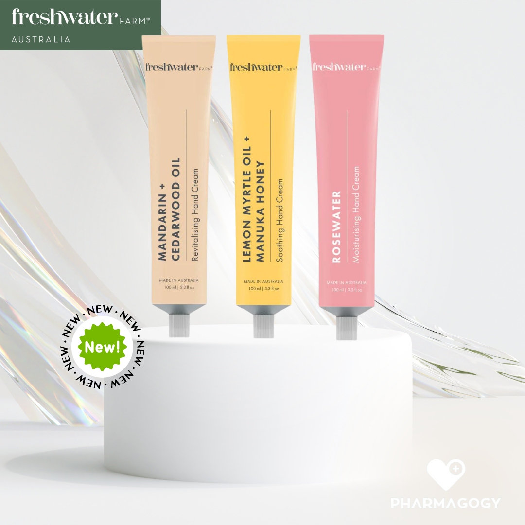 FRESHWATER FARM HAND CREAM 100ml, Mandarin + Cedarwood Oil, Rosewater ...