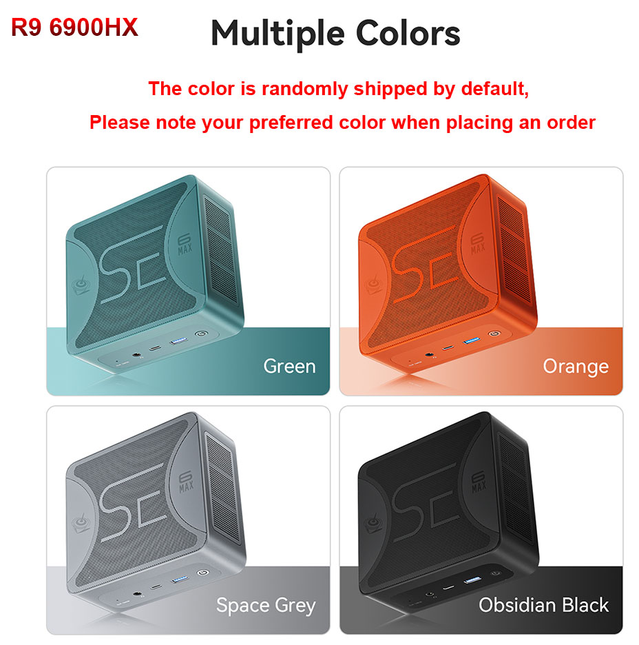 Beelink Mini PC SER6 MAX AMD Ryzen 9 6900HX Ryzen 7 7735HS Mini PC ...