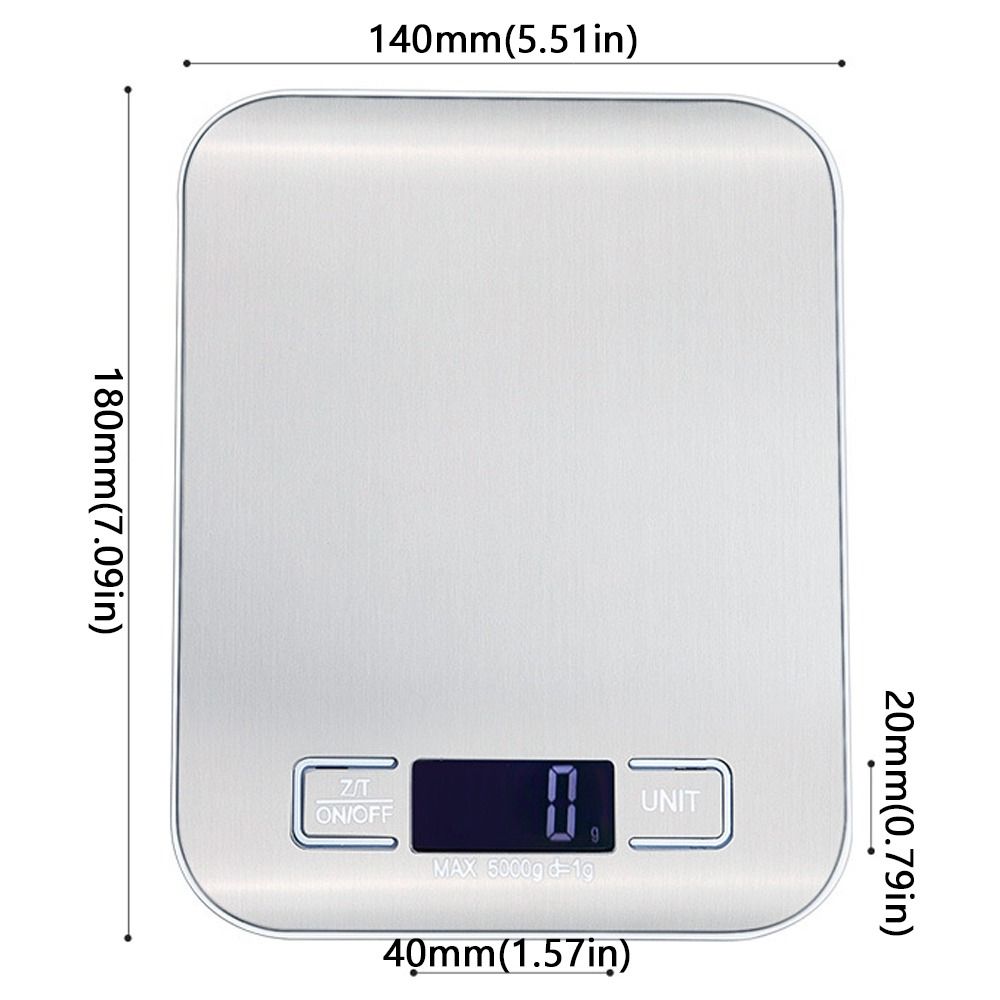 Waterproof 5KG /10KG Capacity Electronic Scale LCD Display Stainless ...