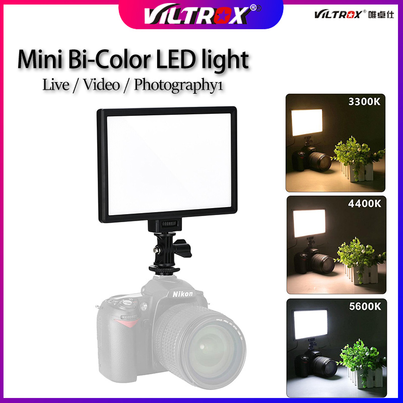 Viltrox L116T LED Video Light Ultra thin LCD Bi-Color & Dimmable DSLR ...