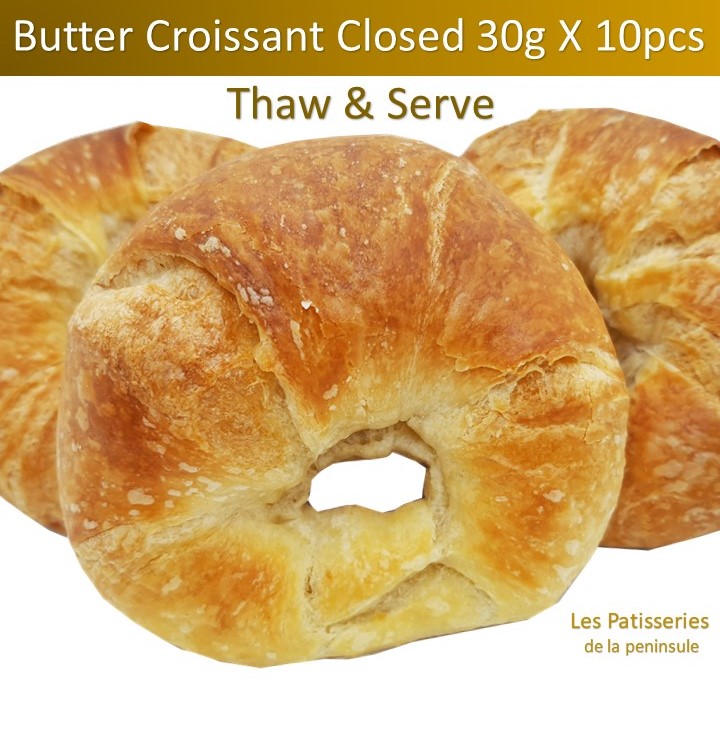FROZEN BUTTER Croissant 30g X 10 pieces THAW SERVE - Klang valley ...