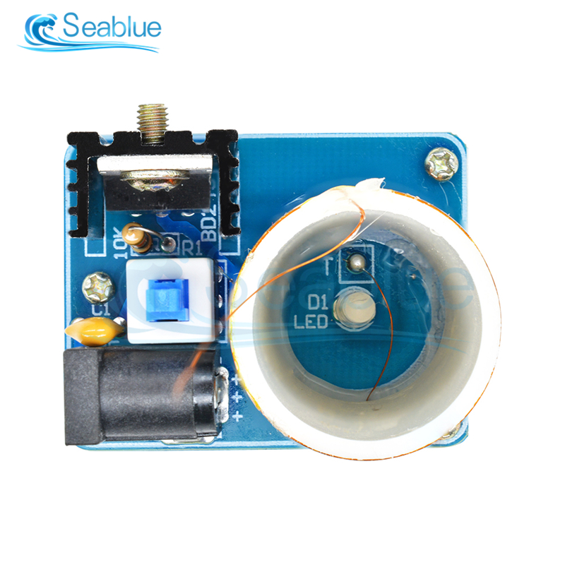 BD243 Mini Tesla Coil Kit Props DIY Parts Empty Lights Technology Diy ...