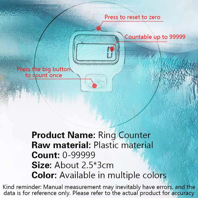 Digital Counter Manual Push Button Counter Smart Tally Counters ...