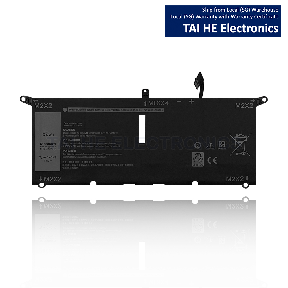 DXGH8 Laptop Battery for Dell XPS 13 9370 Battery 9380 Battery 7930 ...
