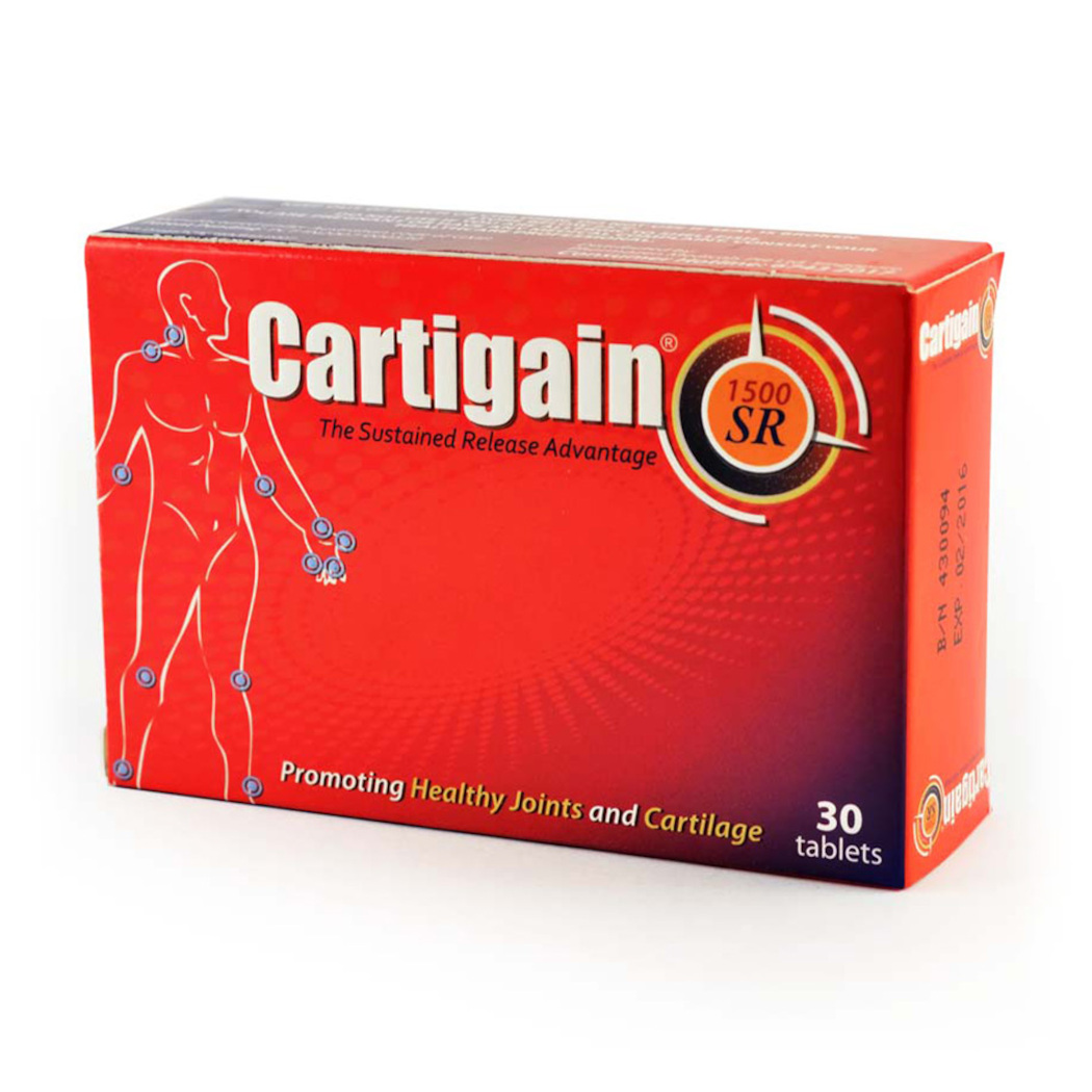 Cartigain 1500 SR 30's Tablets Glucosamine *Reduces Joint Inflammation ...