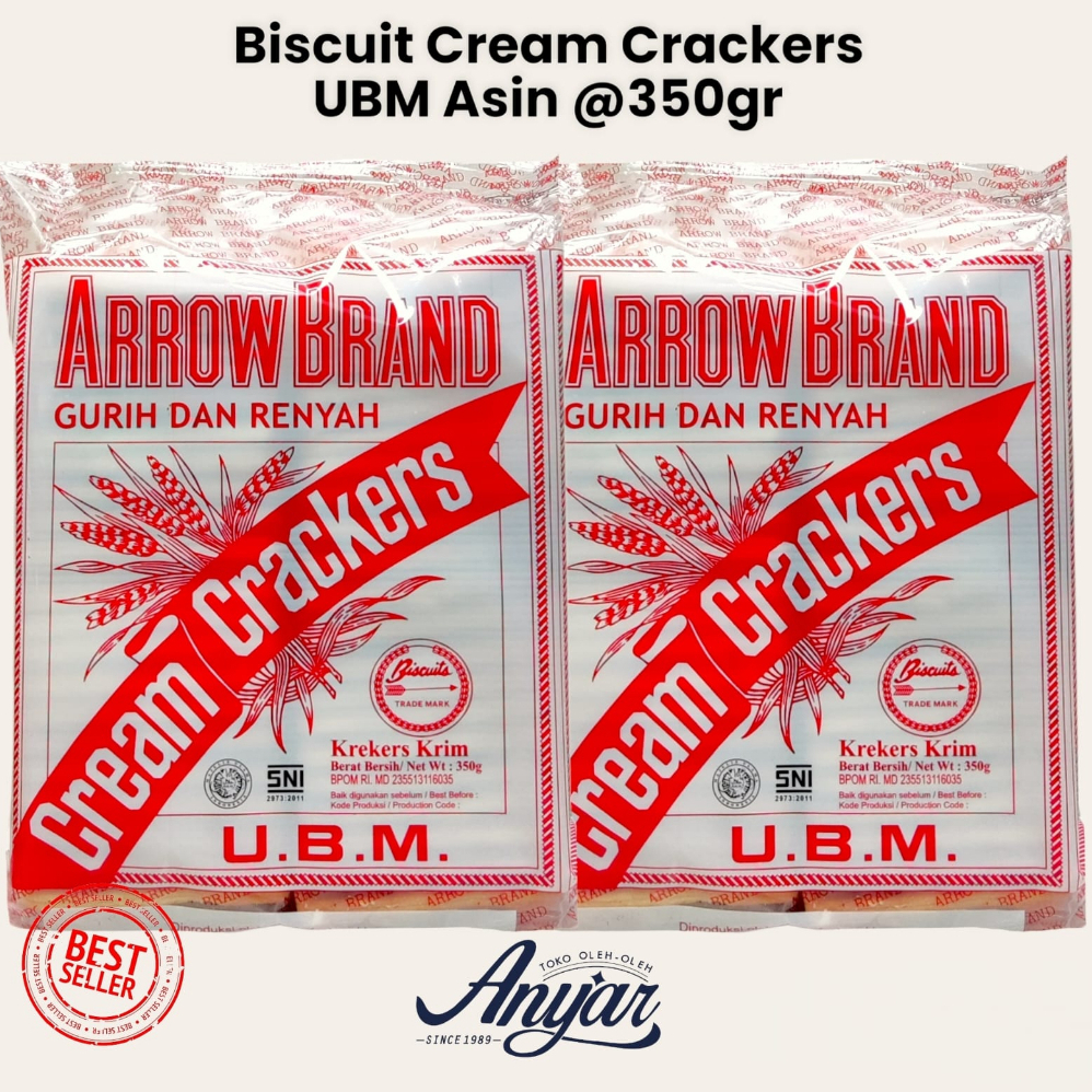 Biscuit Cream Creackers UBM Asin Original Netto350gr | Lazada Indonesia
