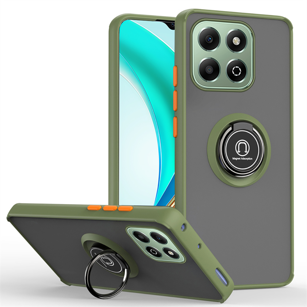 For Honor X6b Soft TPU Mobile Phone Cover For HonorX6b Magnetic Ring ...