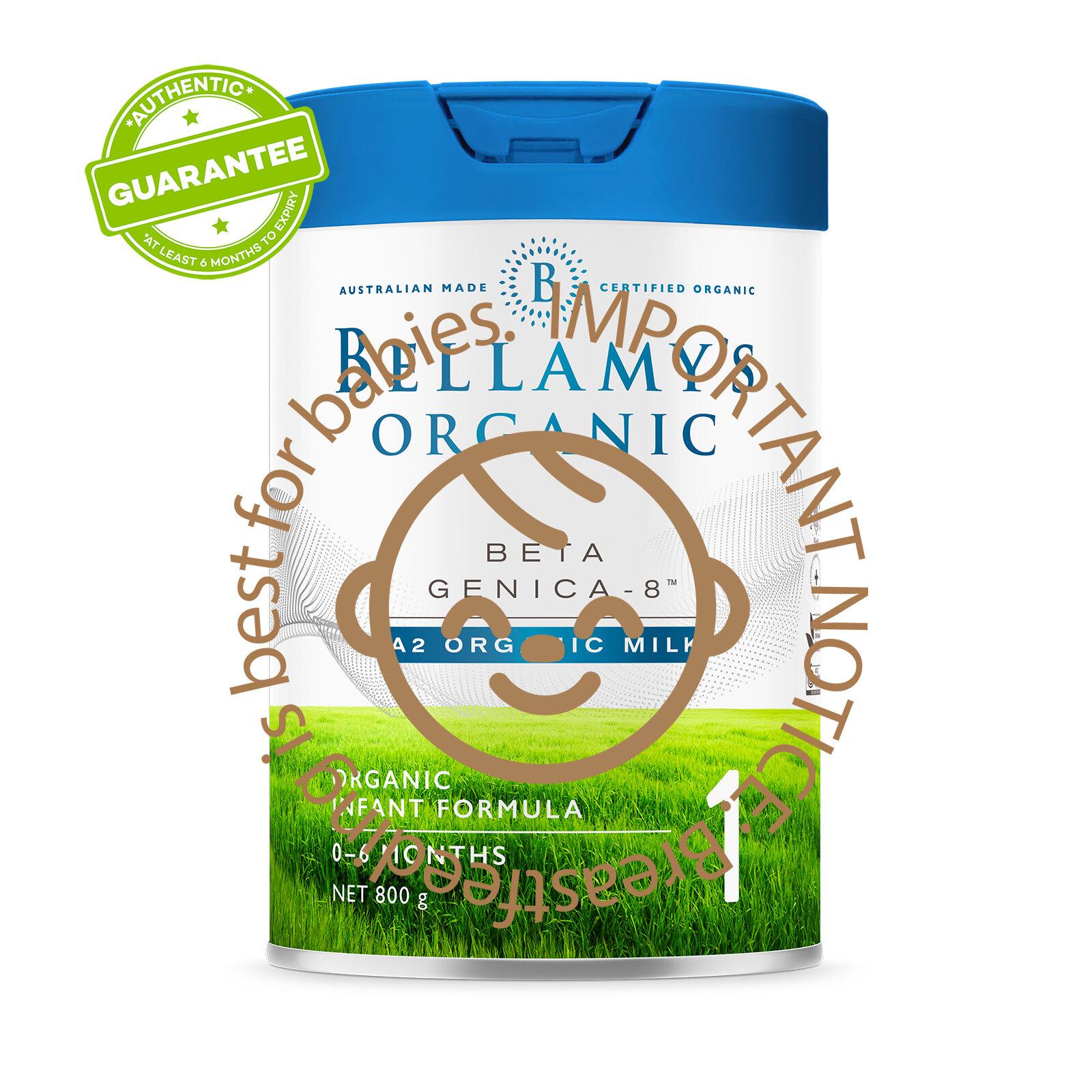 Bellamy's Organic Beta Genica-8" Step 1 Infant Formula (800G) | Lazada ...