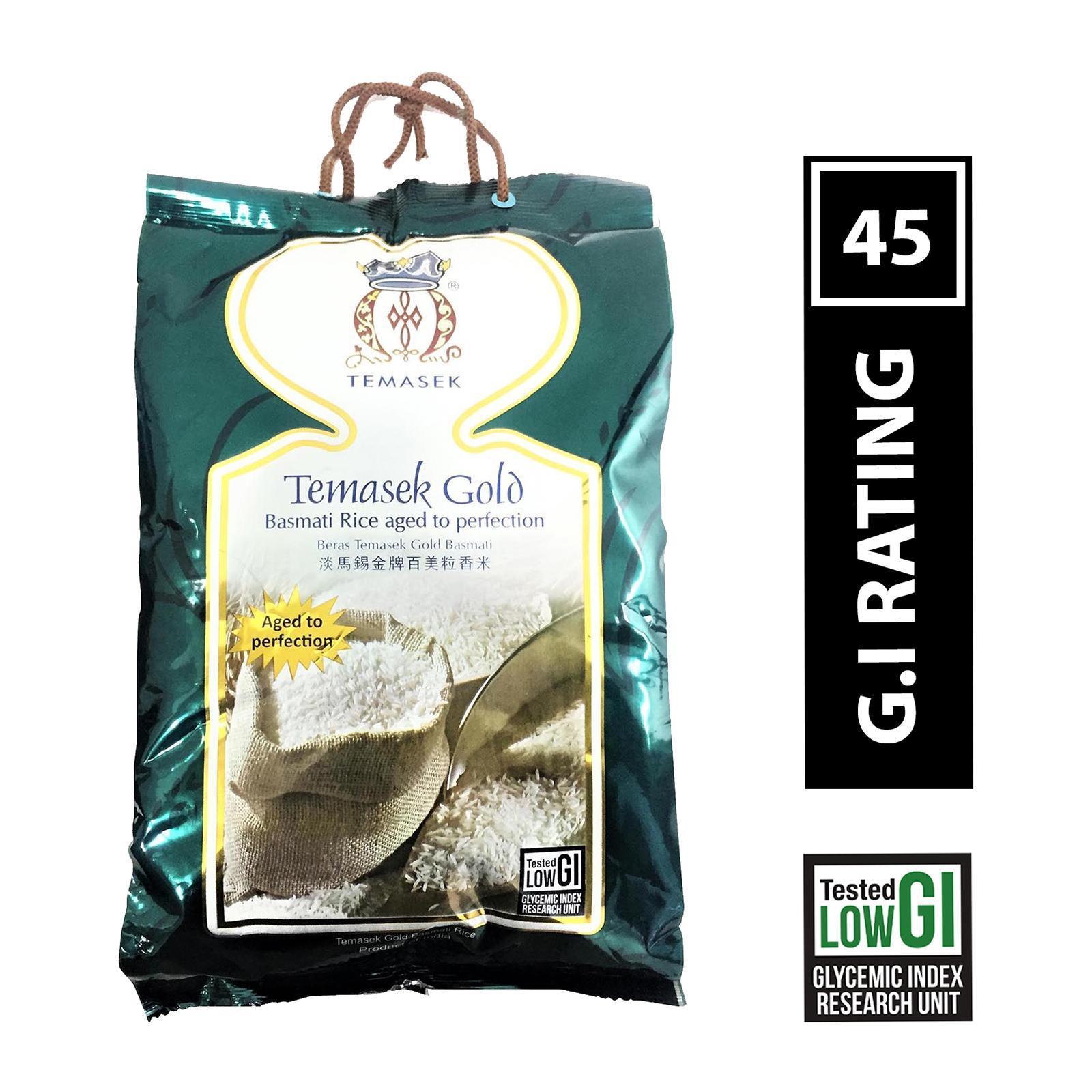 Temasek Gold Basmati (Low GI) Rice 5KG | Lazada Singapore