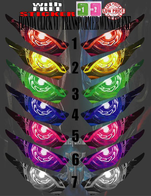 HONDA CLICK V1/WINKER EYE TRANSPARENT | Lazada PH