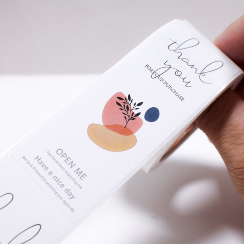 100pcs/roll This Package Is Happy To See You Too Stickers Small ...