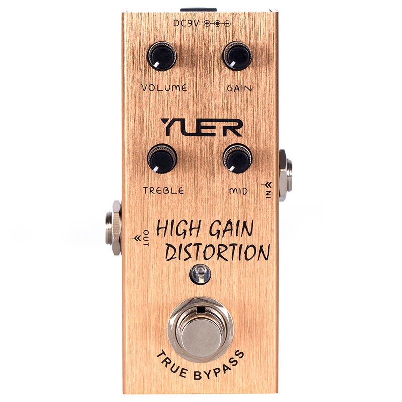 YUER Guitar Pedal Analog Delay/American Distortion/Vibrato/Classic ...