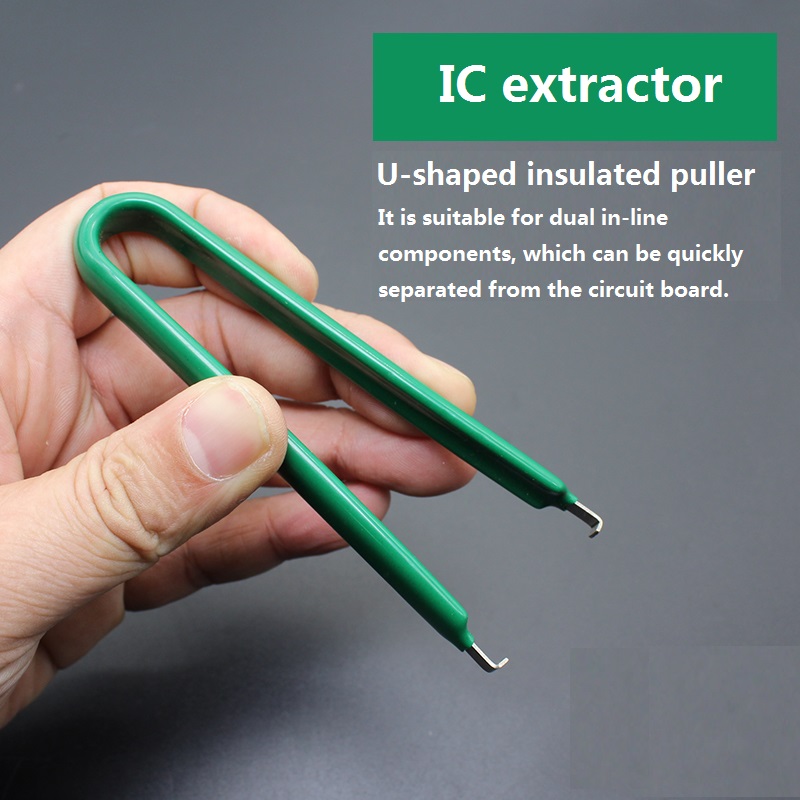 U Type Ic Extractor Chip Tweezers Insulated Anti-Static Integrated ...
