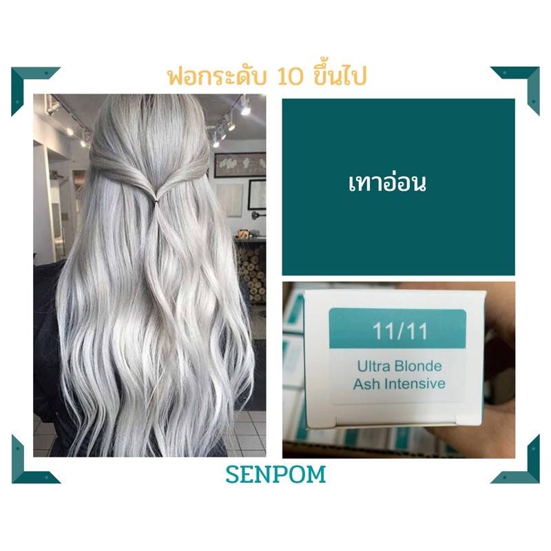 ครีมย้อมสีผม สีย้อมผม น้ำยาย้อมสีผม SENPOM ครีมย้อมผม เม็ดสีแน่น ย้อม ...
