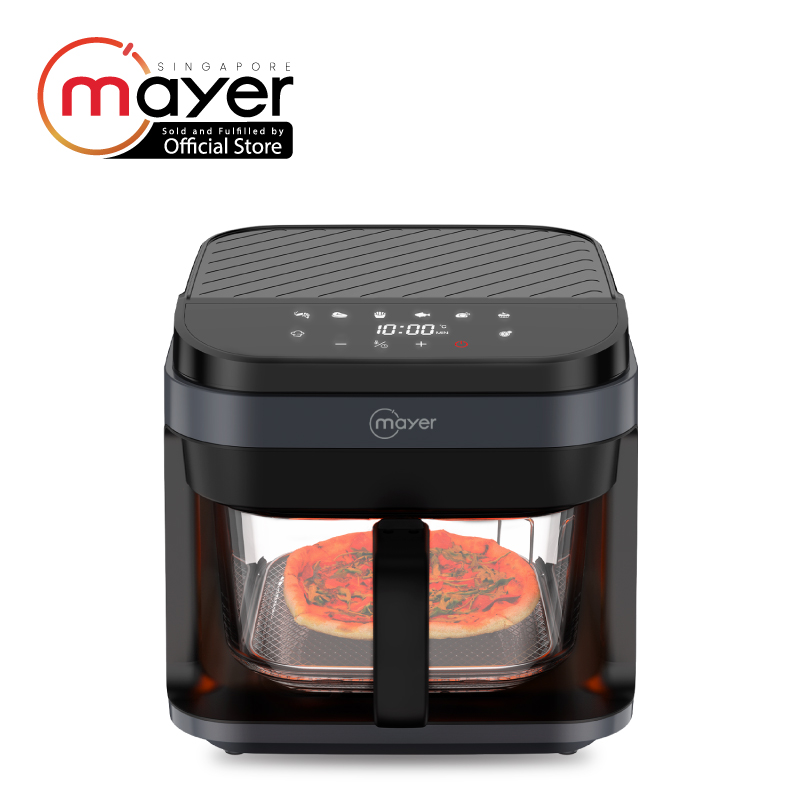 Mayer 5.5L Digital Glass Air Fryer MMGAF539D-WE / MMGAF539D-DG - White ...
