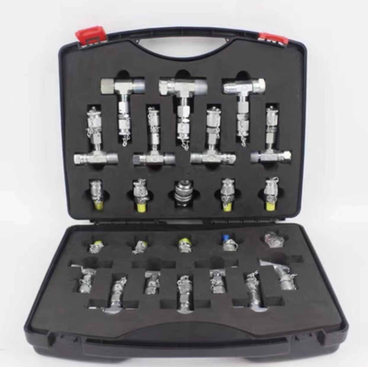 Excavator pressure measuring tee joint pilot test pressure gauge ...