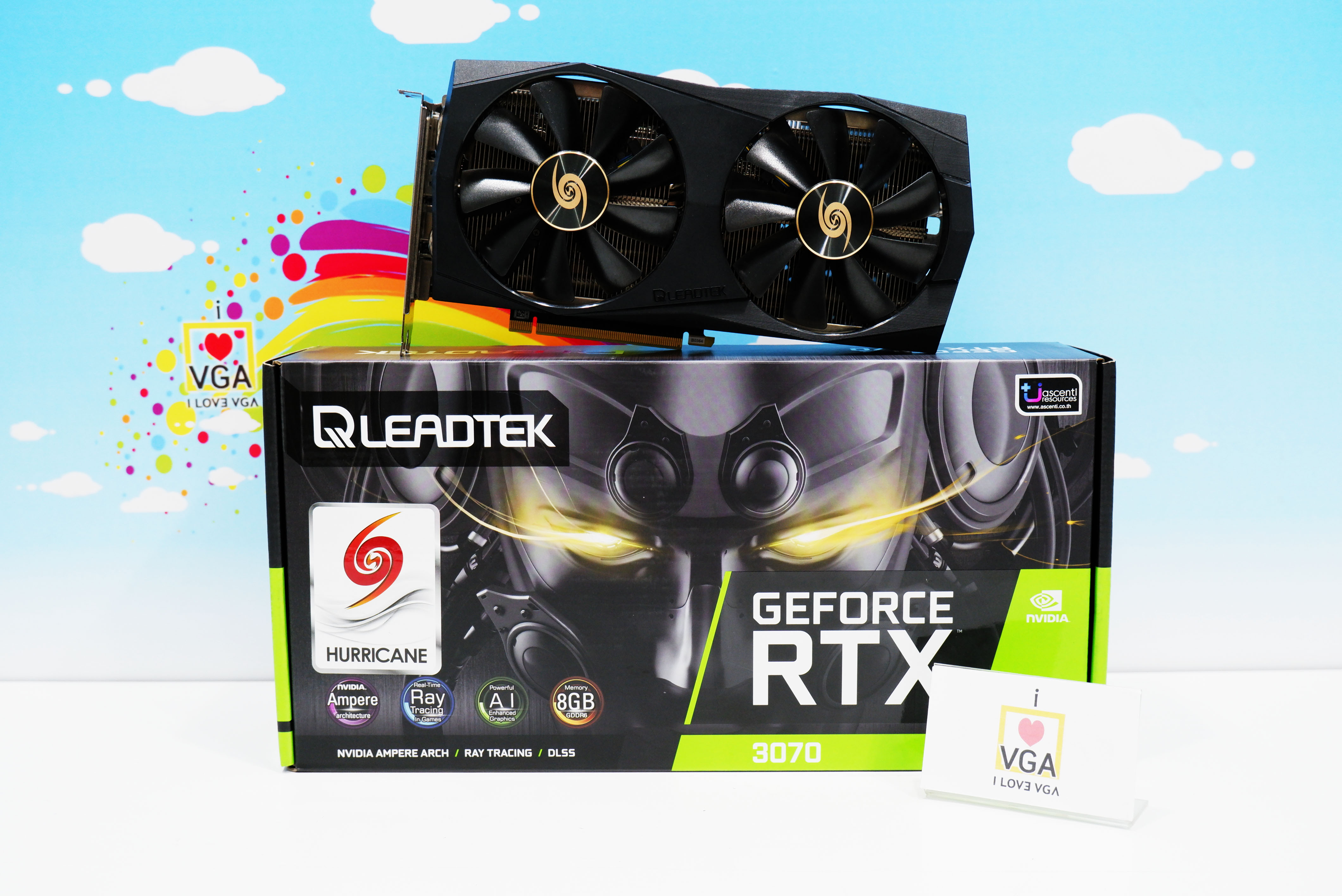 การ์ดจอ LEADTEK WINFAST RTX 3070 HURRICANE 8GB (ไม่ลดแรงขุด) *มือสอง ...